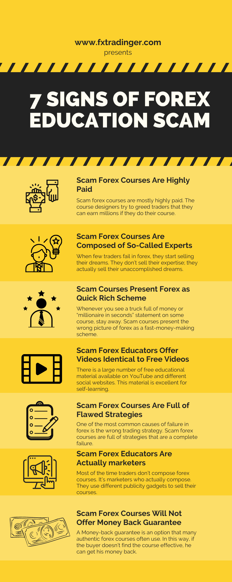 How to Know If A Forex Course Is Scam? [ 7 Signs Of Forex Education Scam]